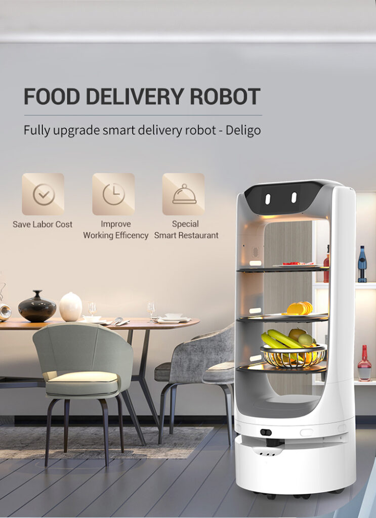 Reeman Deligo Food Serving Robot for Restaurant - Reeman Reeman Deligo Food Serving Robot for Restaurant - Reeman